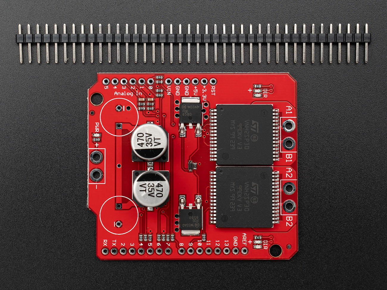 Dual VNH3ASP30 Monster Moto Shield H-Bridge Motor Driver - Thingbits