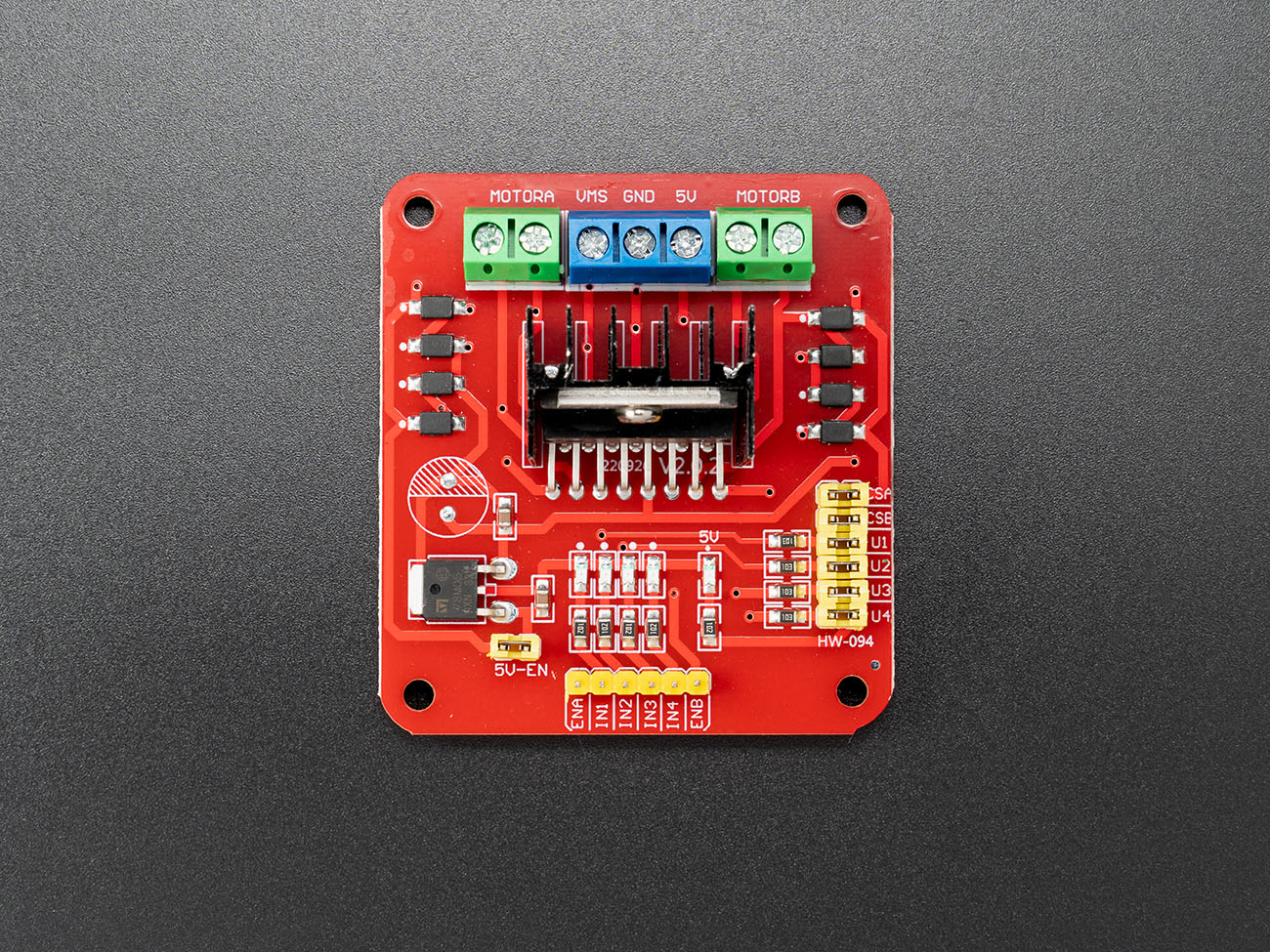 L298N Dual H Bridge DC & Stepper Motor Driver Module V2 - Thingbits