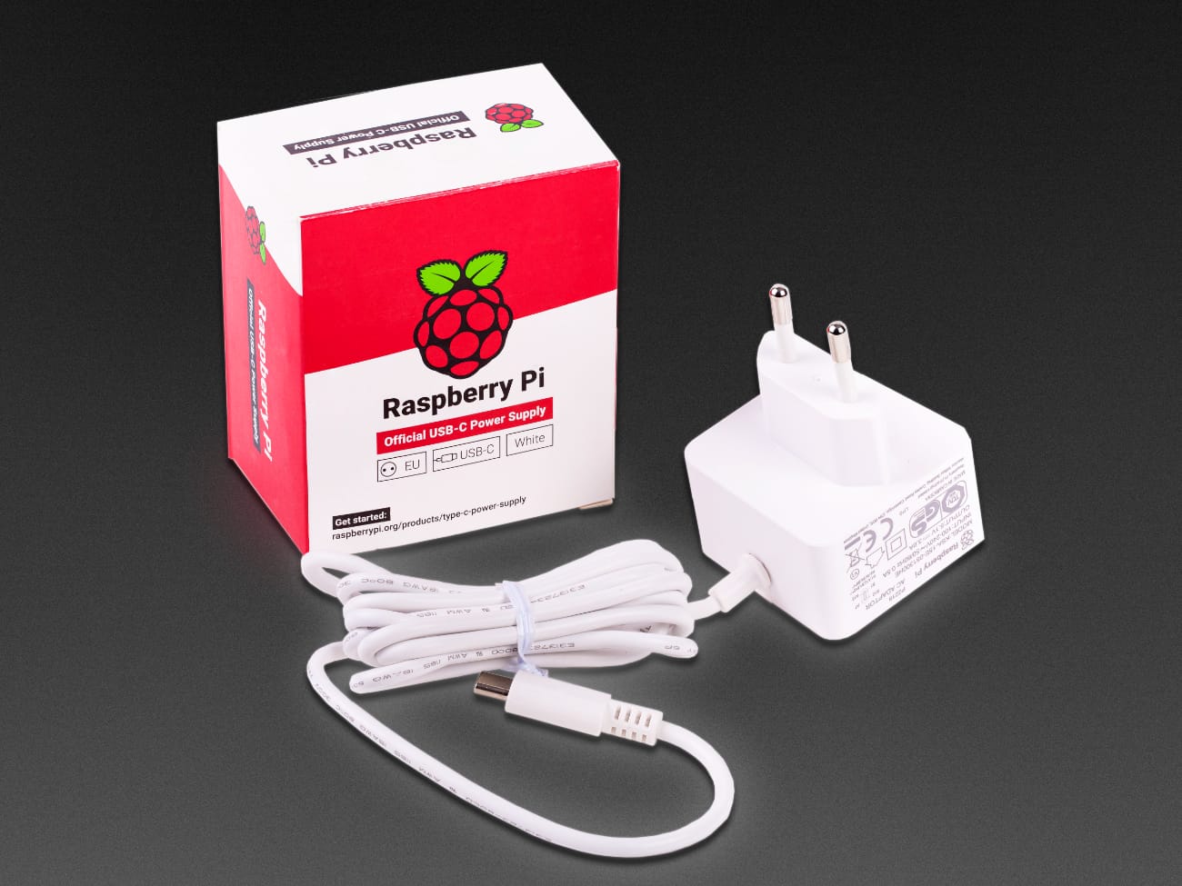 Raspberry Pi 4 Official 15W USB C Power Supply - Thingbits