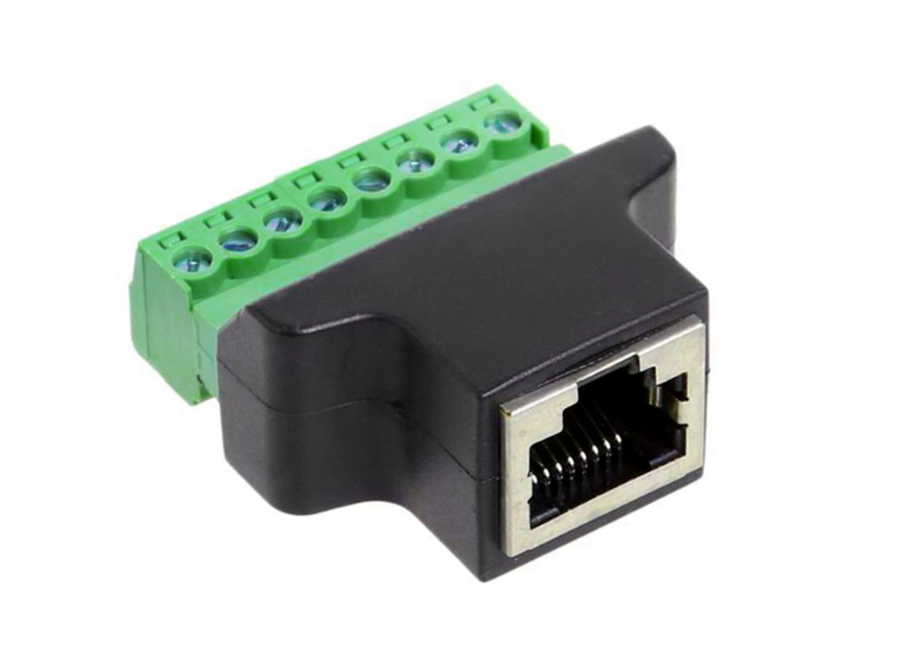 RJ45 Male Plug / Female Socket Connector Terminal Block - Thingbits